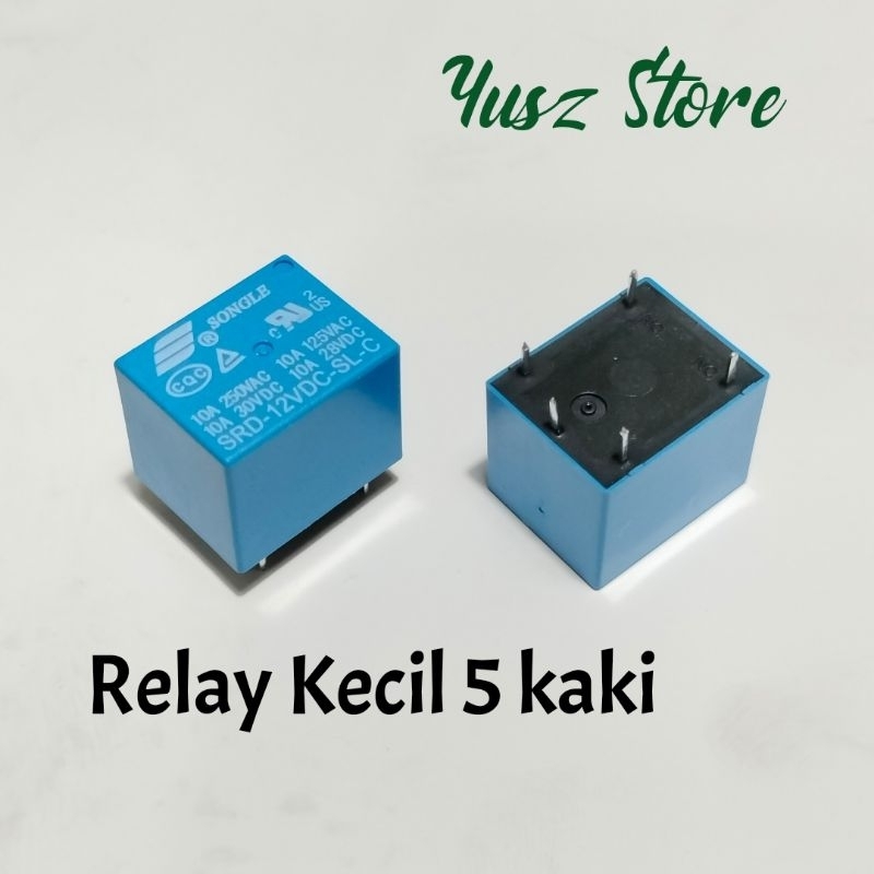 Jual Relay Kecil 12v 10A 5pin Songle 5 kaki 12 volt 10 ampere Original | Shopee Indonesia