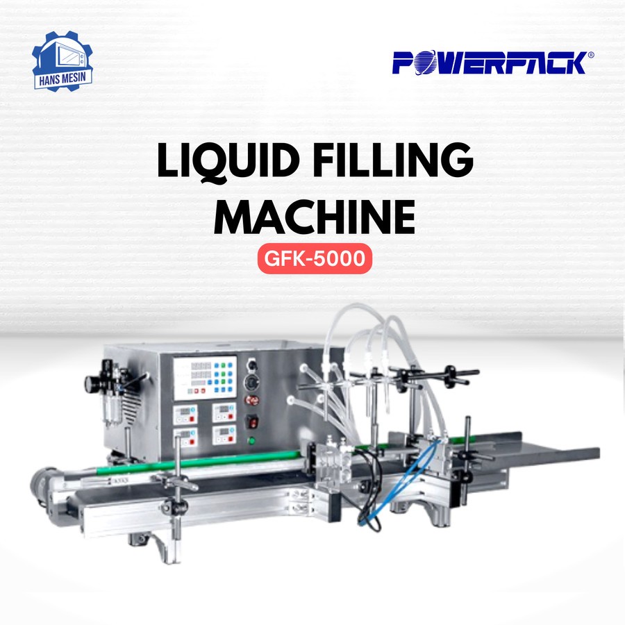 Jual POWERPACK Liquid Filling Machine GFK-5000/4 / Mesin Pengisi Cairan | Shopee Indonesia