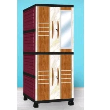 Jual Lemari rak baju plastik sintetis jumbo kunci | Shopee Indonesia