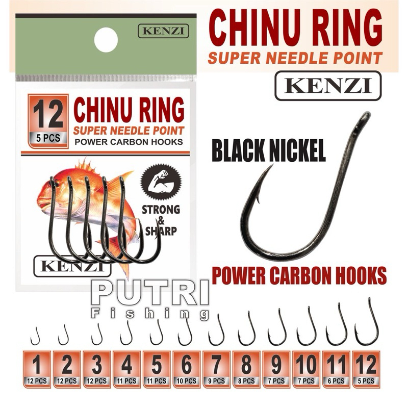 Jual MATA KAIL KENZI CHINU RING SUPER NEEDLE POINT BLACK NICKEL / PANCING | Shopee Indonesia