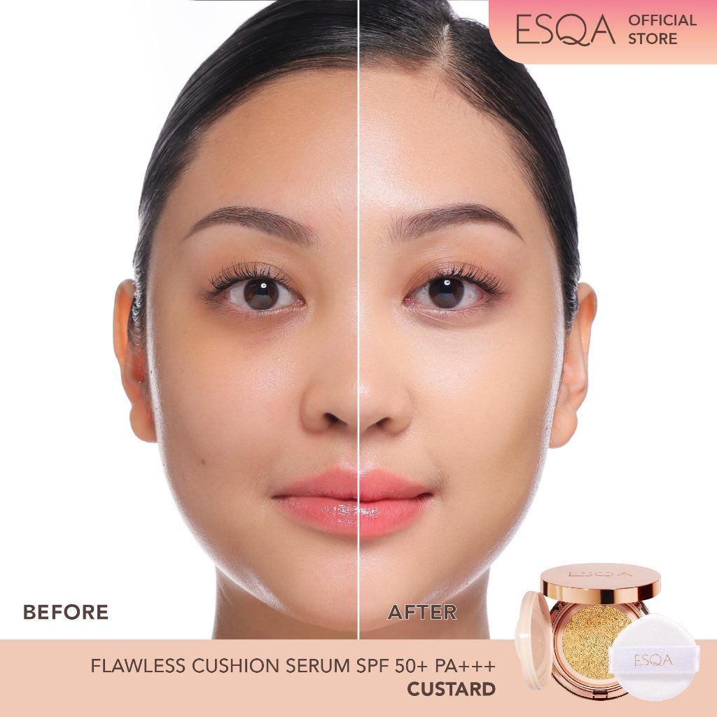 Jual ESQA Flawless Cushion Serum SPF 50+ PA+++ | Shopee Indonesia