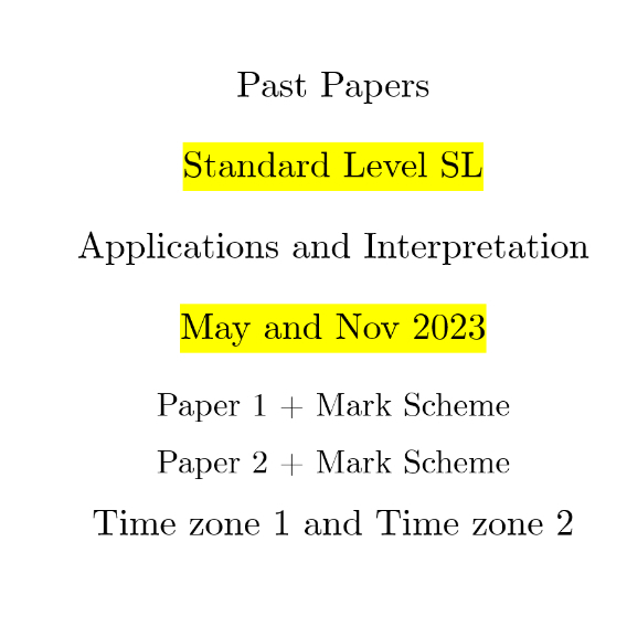 Jual Past Papers IB SL AI Applications and Interpretation 2023 | Shopee ...