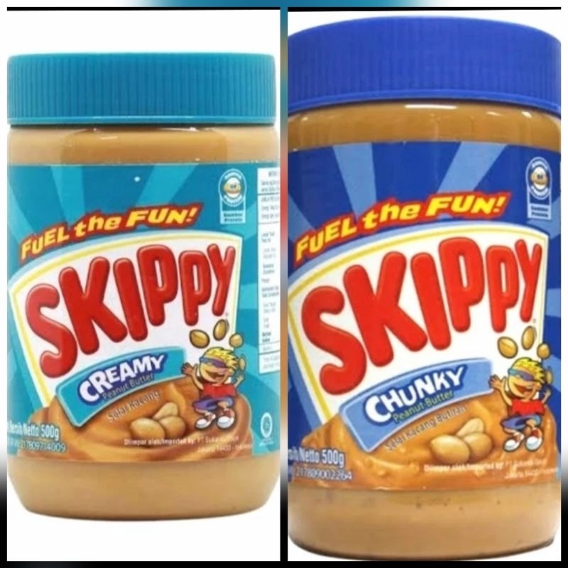 Jual skippy chunky dan creamy 500gr / selai kacang skippy | Shopee ...