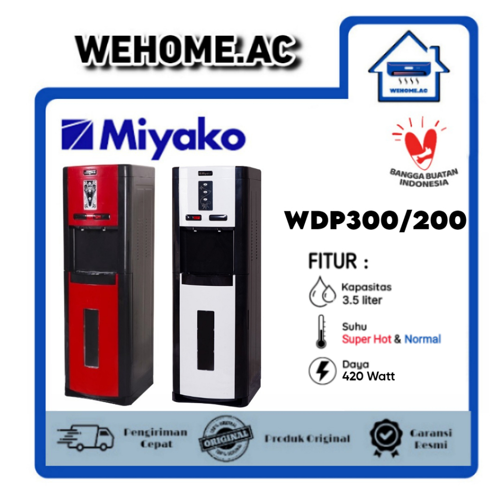 Jual Dispenser Miyako WDP200 / WDP300 Miyako Dispenser Galon Bawah ...