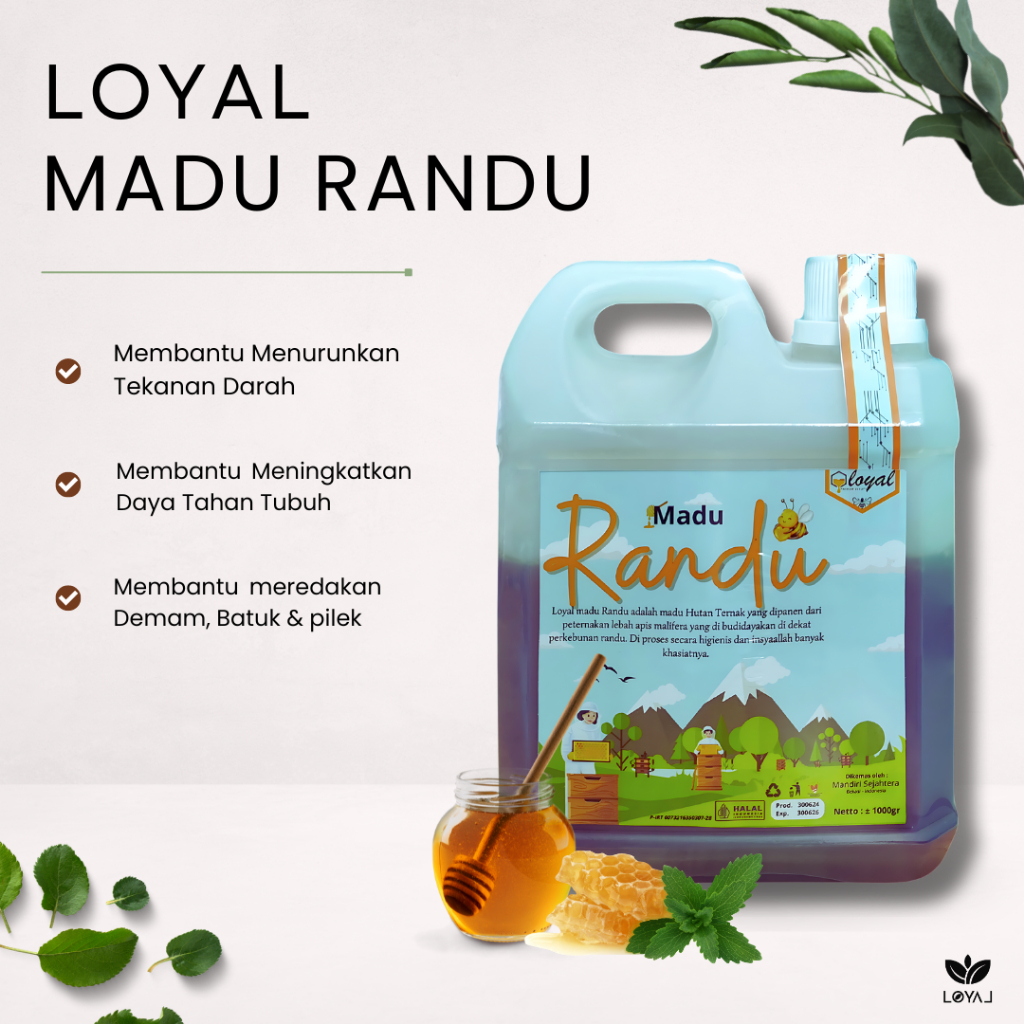 Jual MADU RANDU ASLI 1KG - MADU RANDU ORIGINAL KUALITAS TERBAIK ...