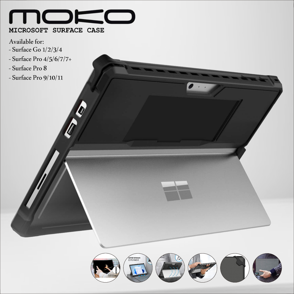 Jual Case Microsoft Surface Pro 11 10 9 8 7 7+ Plus 6 5 4 Surface Go 4 ...