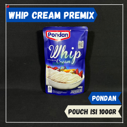 Jual Pondan Whip Cream Pouch isi 100 gr / Whipping Cream / Krim Kue ...