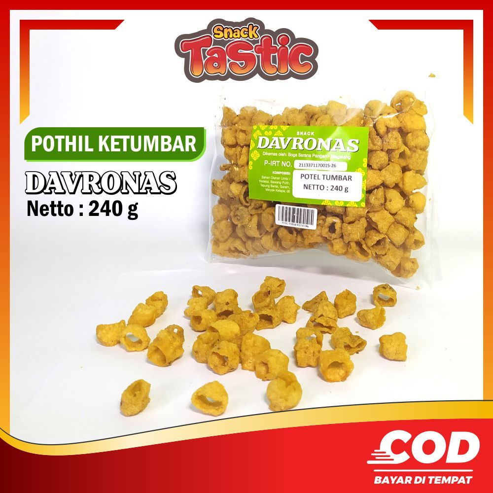 Jual potil / potel / pothil tumbar / ketumbar davronas 240g / camilan ...