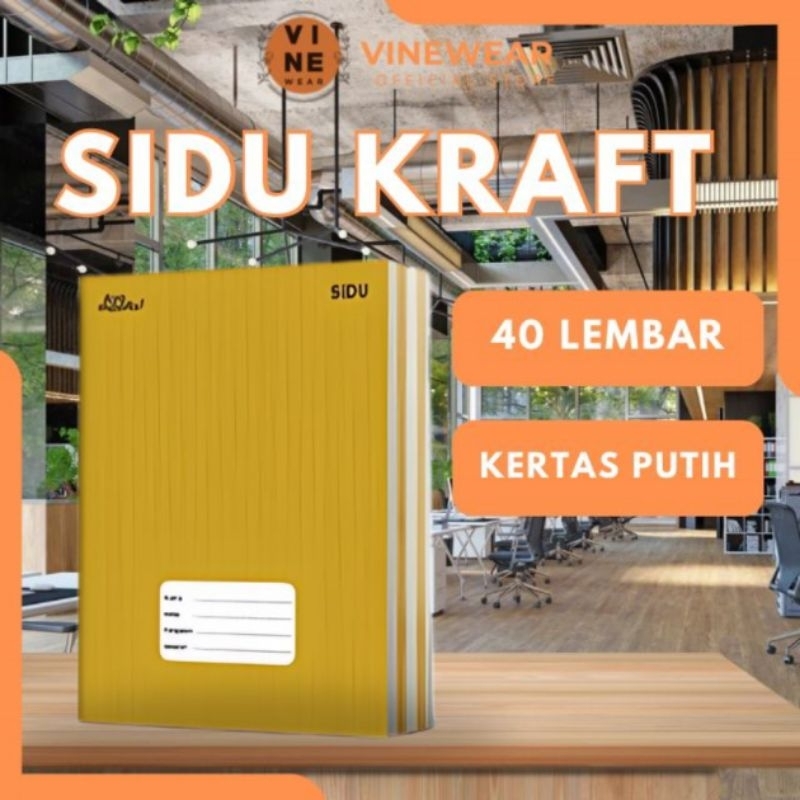 Jual Buku Tulis SiDU Kraft 40 Lembar Sampul Coklat | Shopee Indonesia