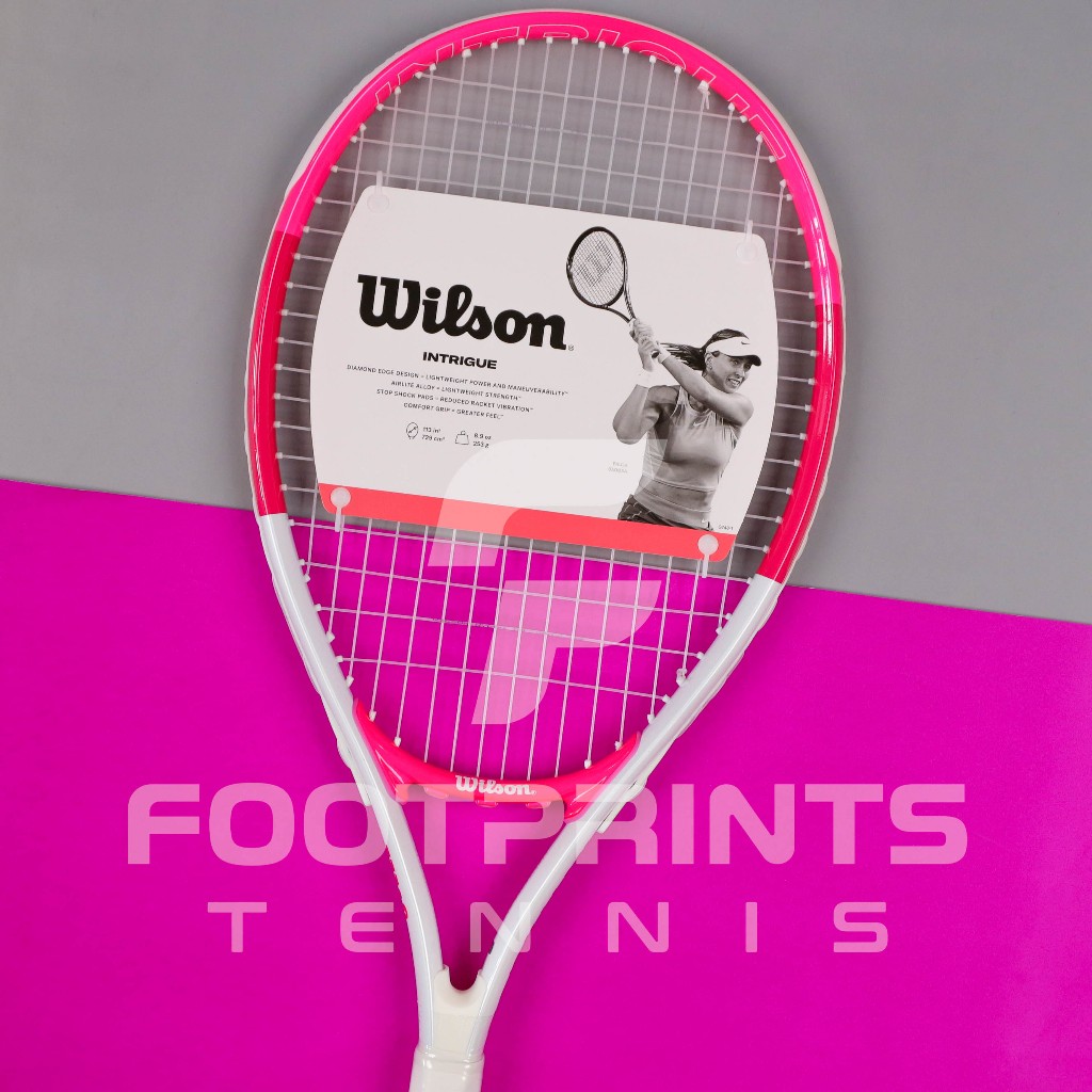 Jual Raket Tenis Wilson Intrigue 113 2024 Tennis Racket Pemula 253 gr ...