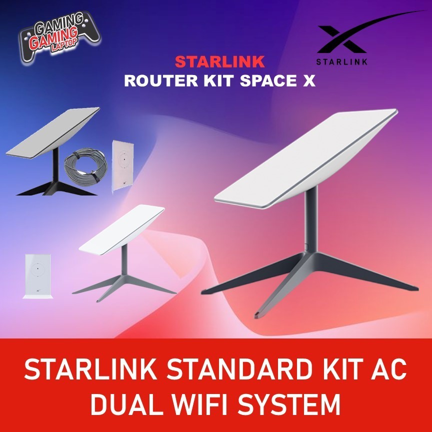 Jual STARLINK Router Standard Kit AC Dual Wifi System Space X | Shopee ...