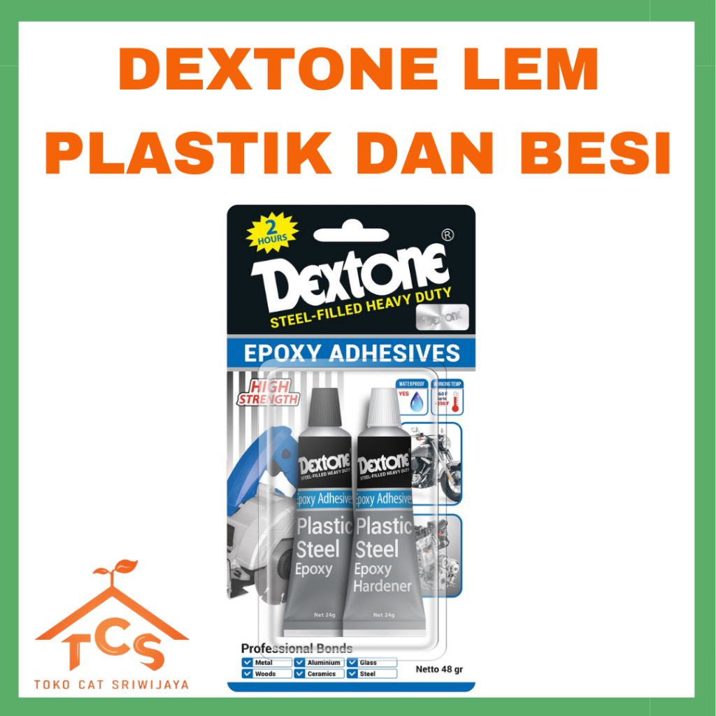 Jual LEM BESI EPOXY ADHESIVES DEXTONE BIASA / 2 JAM LEM BESI BAJA KAYU ...