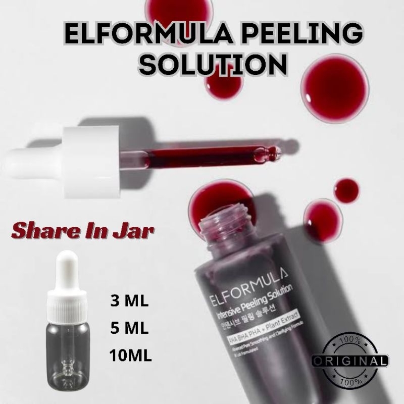 Jual Share In Jar Elformula Intensive Peeling Solution 3ML 5ML 10ML dan ...