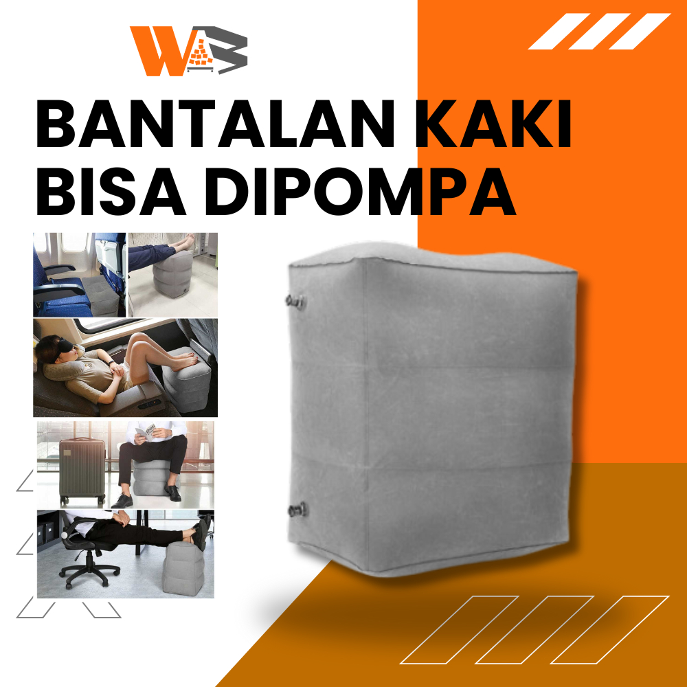 Jual Sandaran Kaki Bantal Tiup Perjalanan Pesawat mobil kereta tinggi ...