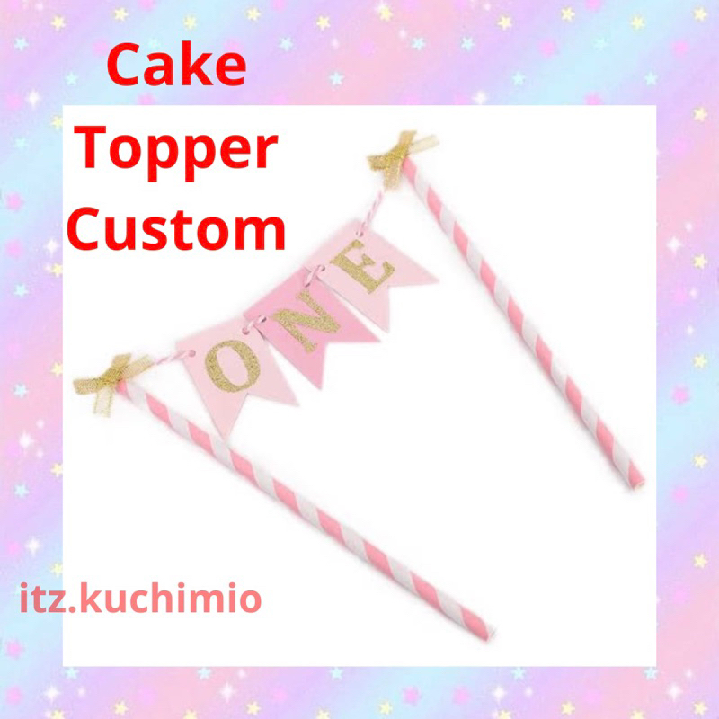 Jual Toper kue cake topper kue puding ulang tahun happy birthday topper ...