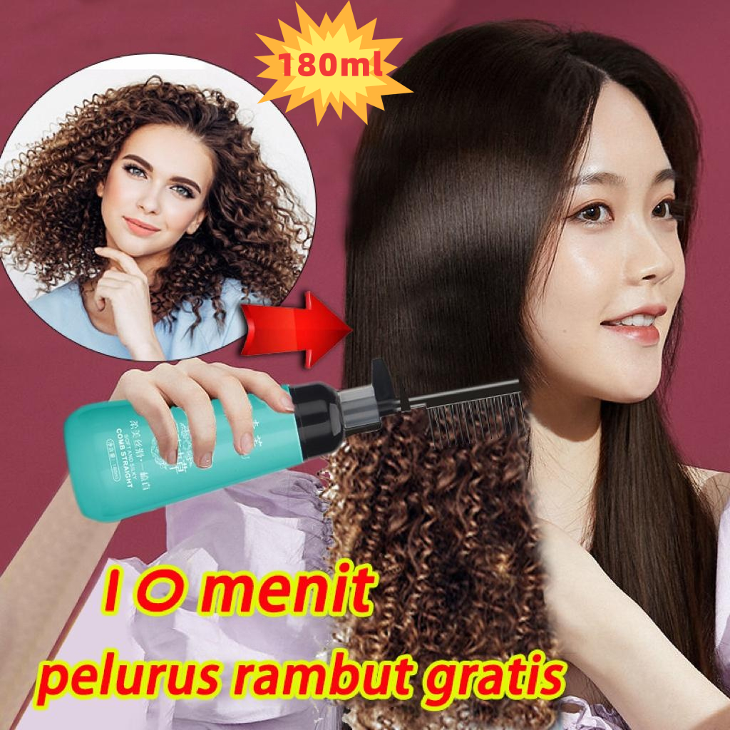Jual Cream Pelurus Rambut tanpa catok Masker Pelurus Rambut Smoothing ...