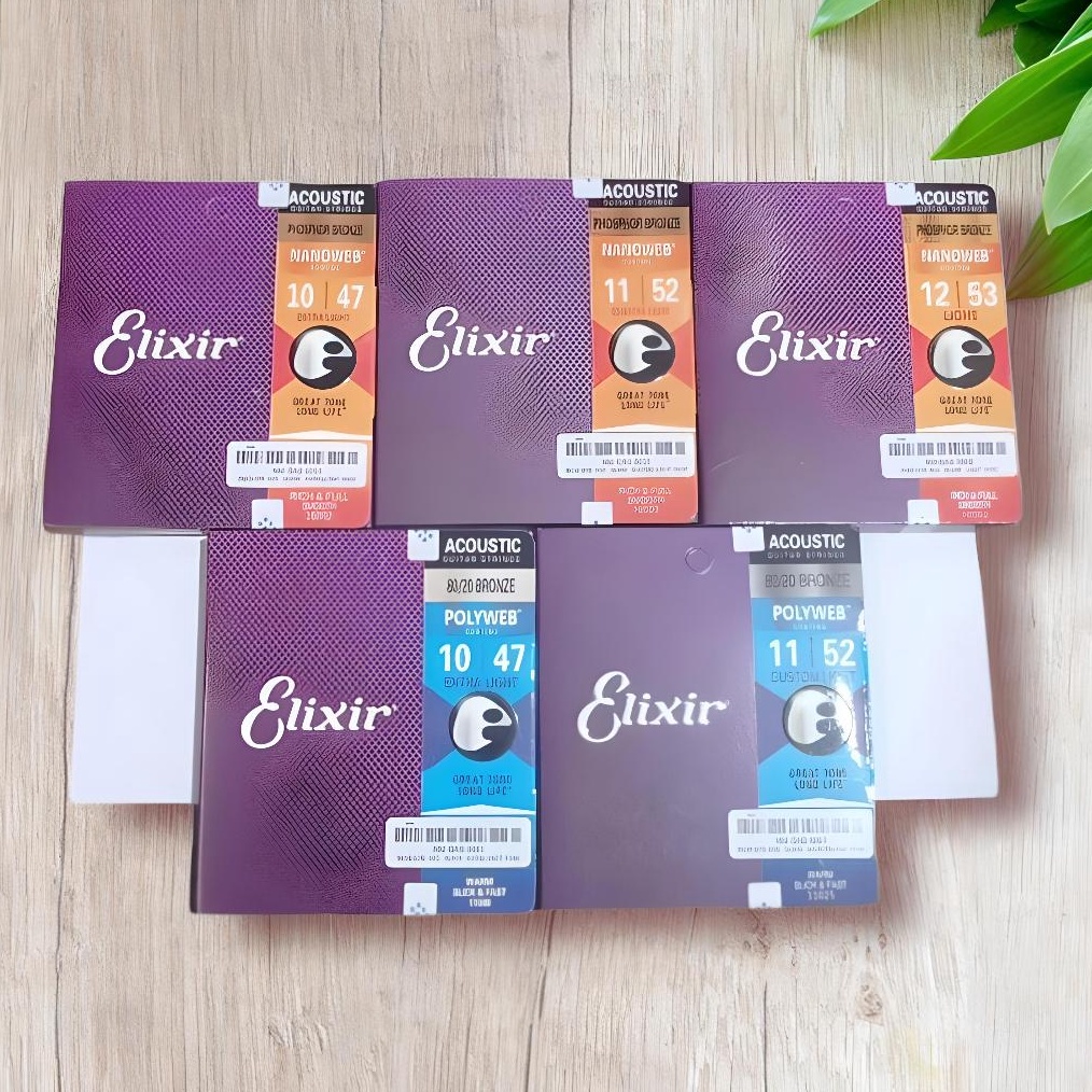 Jual KODE F25N Senar Gitar Akustik Elixir Original Nanoweb Polyweb ...