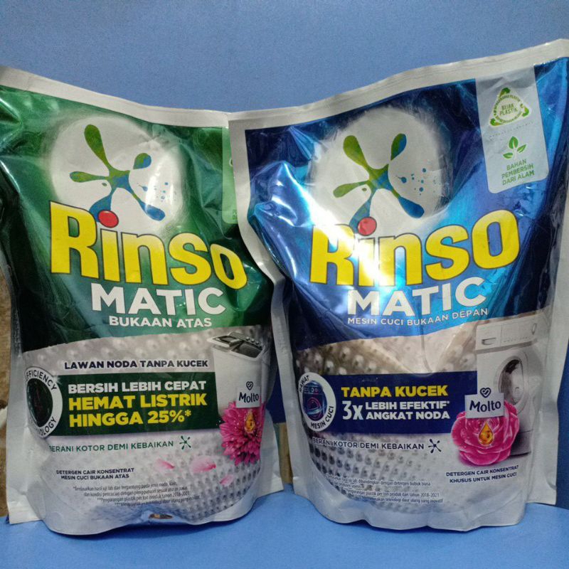 Jual Rinso Matic Detergen Cair. 1.45L | Shopee Indonesia