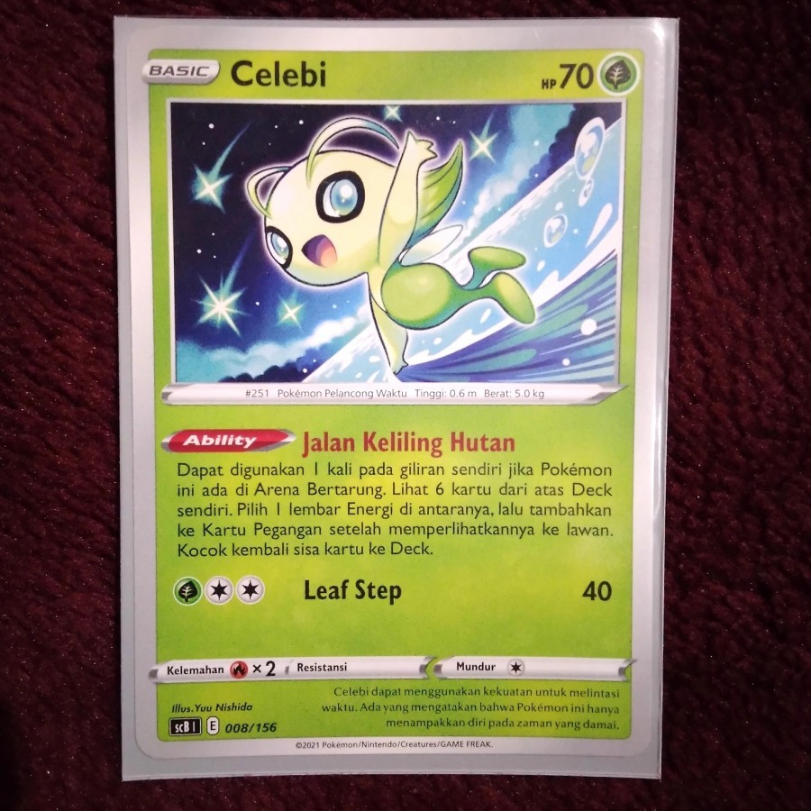 Jual Celebi scB 008/156 Jalan Keliling Hutan - Pokemon TCG Indonesia | Shopee Indonesia