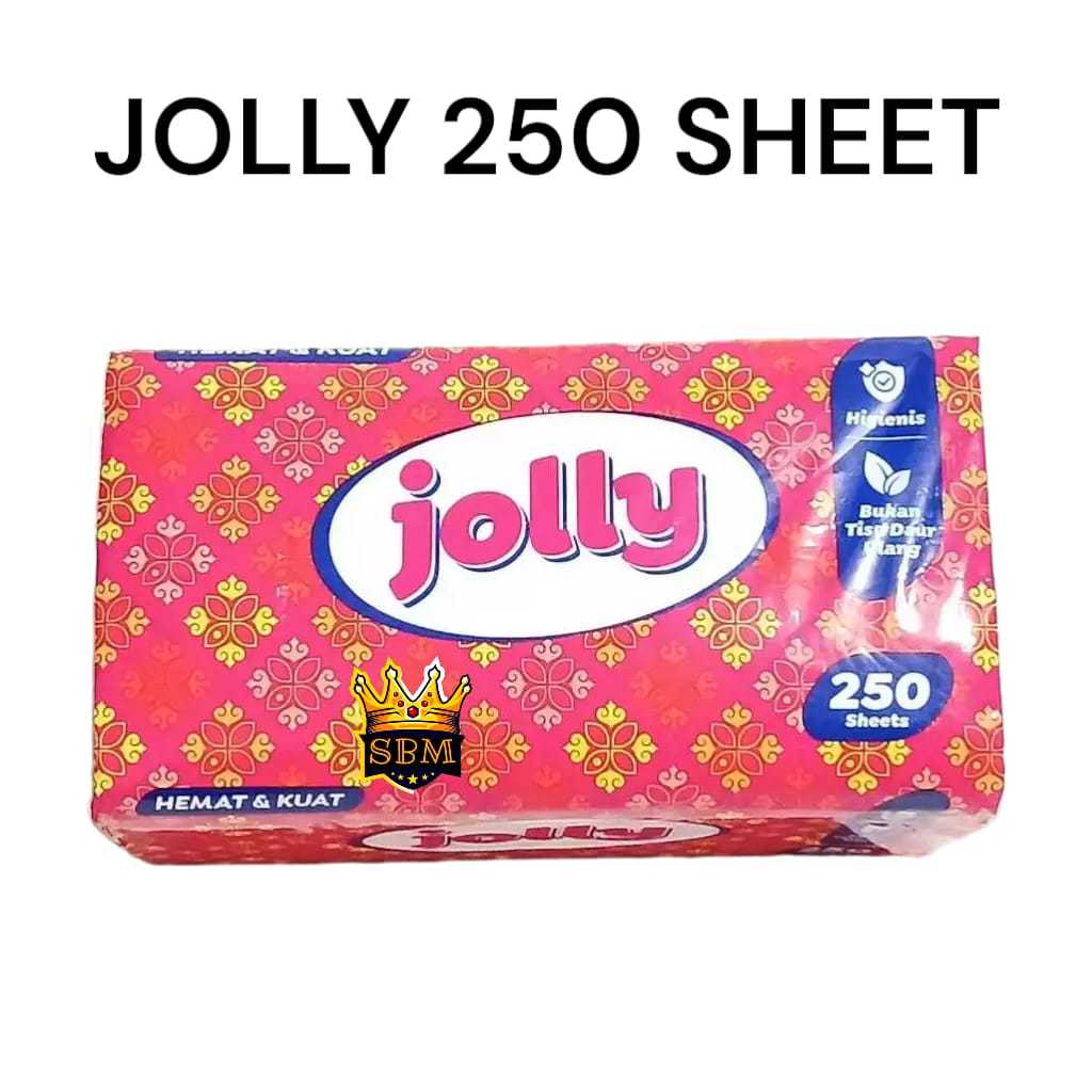 Jual SBM ~ Tissue JOLLY 250 sheets 2ply tisue jolly 250 murah meriah ...