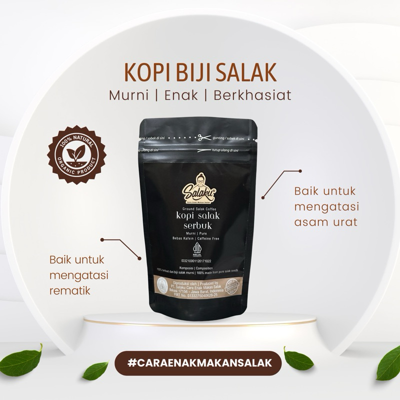 Jual SALAKU Kopi Biji Salak Serbuk 50 g | Shopee Indonesia