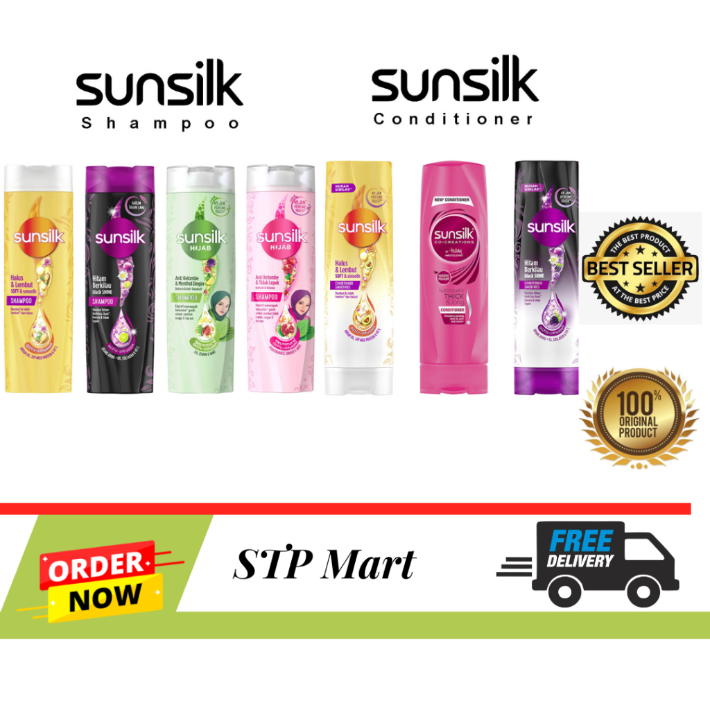 Jual SUNSILK SHAMPOO, SUNSILK CONDITIOER 160ML, 320ML All Variant ...