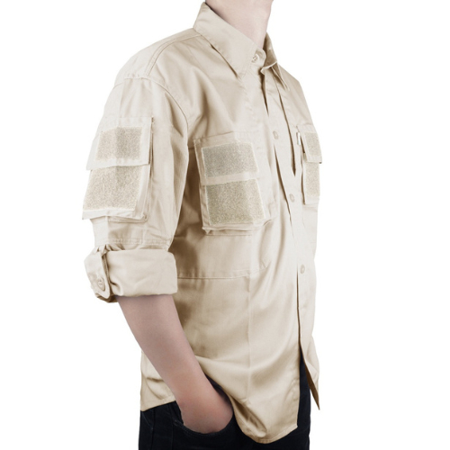 Jual ZHON ARMY Kemeja PDL Outdoor Krem | Shopee Indonesia