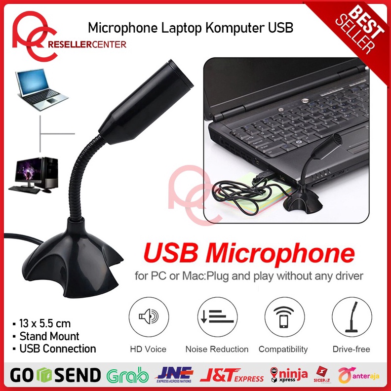 Jual KODE F14Q MIC LAPTOP KEBIDU Microphone Laptop Komputer USB ...