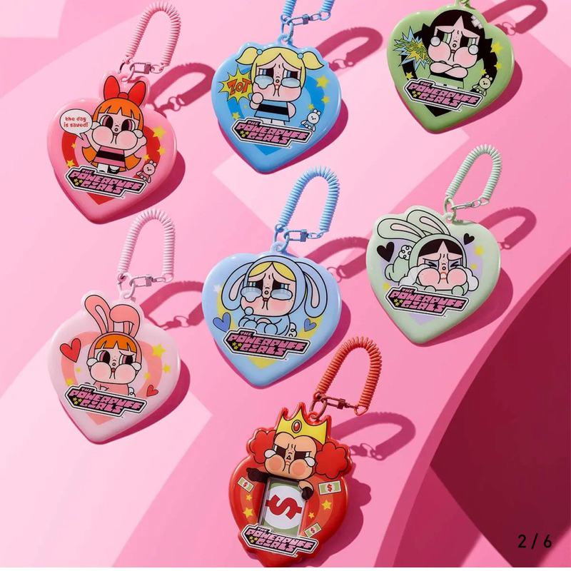 Jual Crybaby X Powerpuff Girls Series Card Holder Keychain | Shopee ...