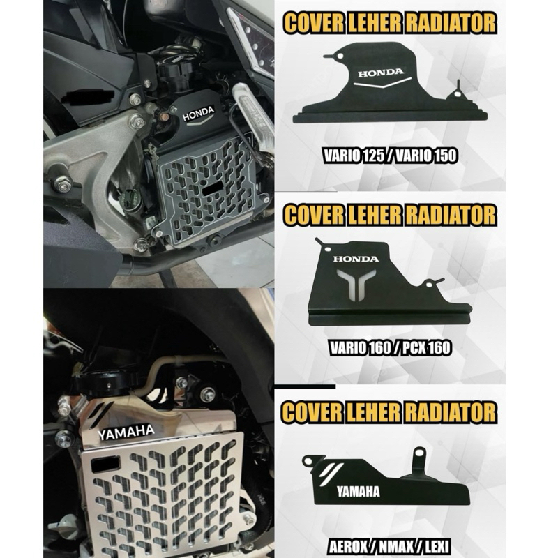 Jual Cover Leher Radiator Motor Nmax,Nmax New 2020,Aerox,Lexi,Pcx,Adv ...