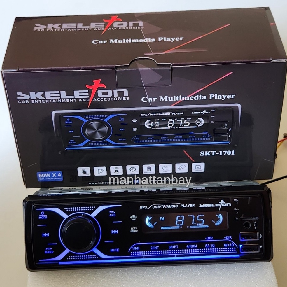 Jual LANGSUNG ATC Tape Mobil Mp3 Player Skeleton dengan Radio FM Dua Port USB dan Bluetooth ...