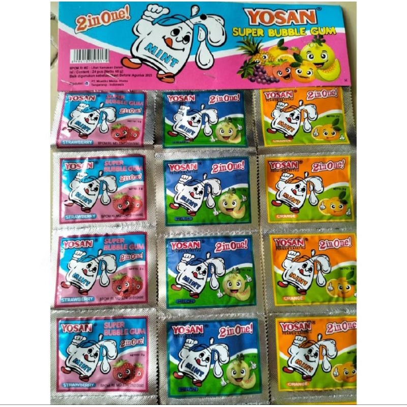 Jual Permen Karet YOSAN jadul | Shopee Indonesia