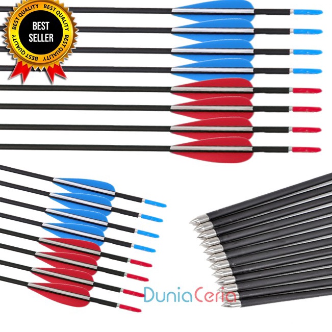 Jual Murah Harga Anak Panah Arrow Musen 6mm Spine 7 Carbon Fiber ...