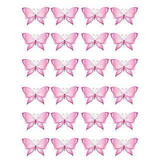 Jual TOPPER KUPU-KUPU PINK // HIASAN CAKE // PERLENGKAPAN KUE ...