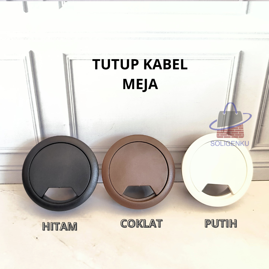 Jual Tutup Lubang Kabel Meja / Gromet Meja Lubang Bulat Jalur Kabel ...