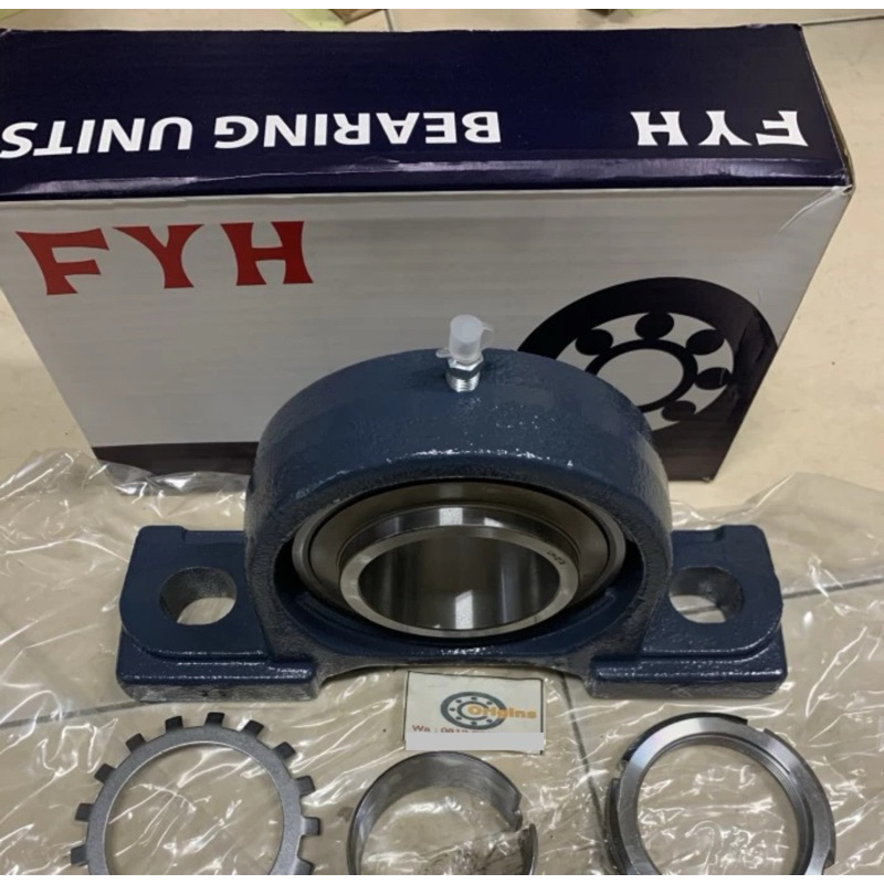Jual Pillow block bearing UKP 207 FYH original komplit adapter untuk as 30 mm | Shopee Indonesia