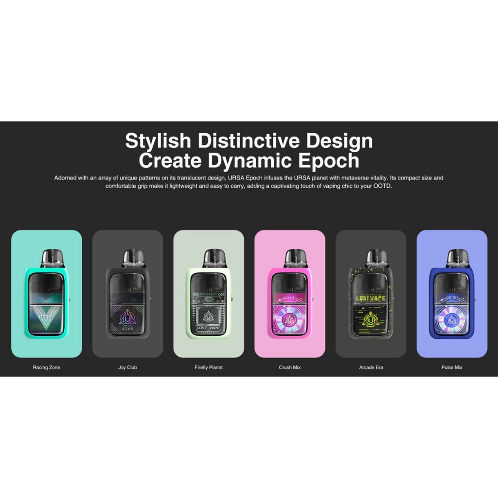 Jual Ursa Epoch Pod Kit Authentic 1000mAh 25W Racing Zone Arcade Era ...