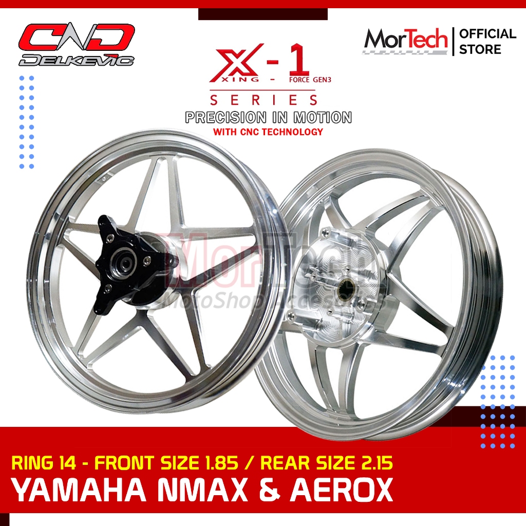 Jual Velg Pelek X1 Series DND Delkevic Model Bintang X1R PNP Yamaha ...