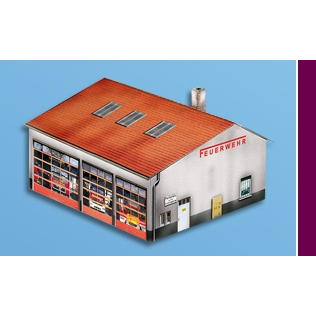 Jual Papercraft Diorama Stasiun Pemadam Kebakaran Kerajinan Kertas ...