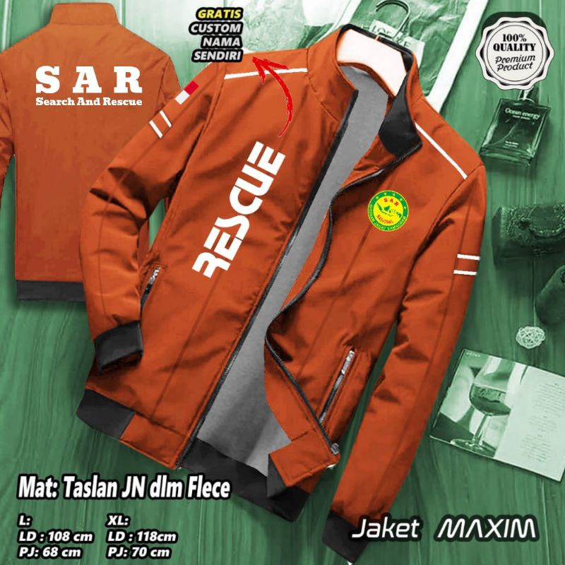 Jual JAKET RESCUE TERBARU/JAKET TIM SAR FREE REQUEST NAMA DAN DESAIN ...