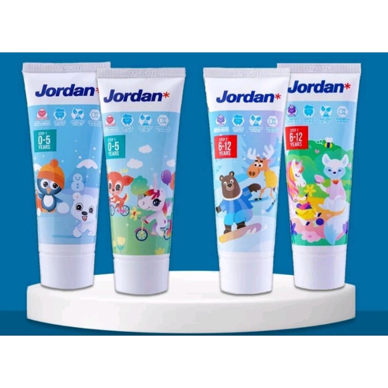 Jual Jordan pasta gigi odol strawberry lychee apple green grape ...
