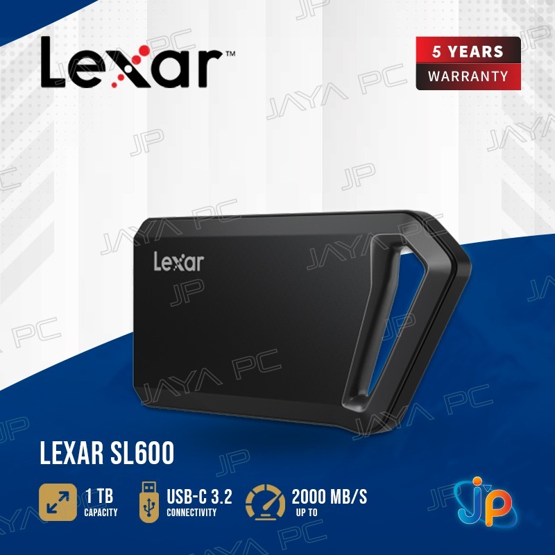 Jual Lexar SL600 SSD External Portable 1TB - 1 TB USB C 3.2 | Shopee ...