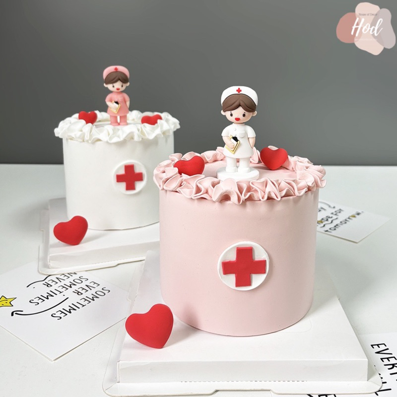 Jual Topper Nurse Topper Doctor Hiasan Kue Suster Dokter Rubber Untuk ...