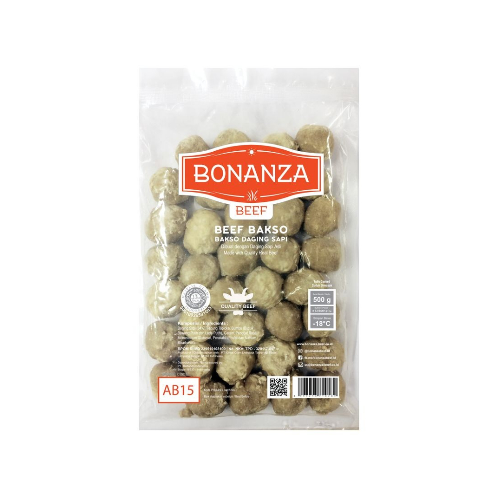 Jual Bakso Sapi BONANZA 500gr | Shopee Indonesia