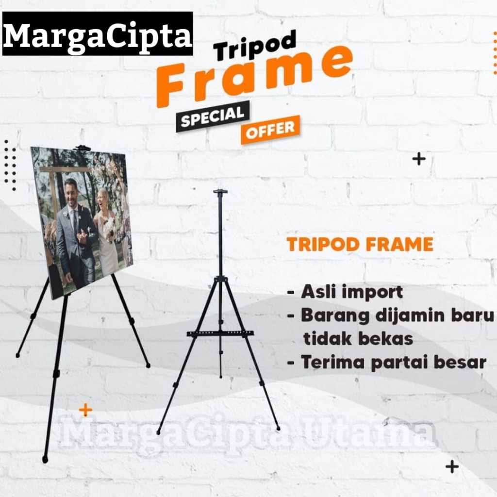 Jual TRIPOD BANNER / KAKI STAND DISPLAY / KAKI TIANG IKLAN BARCODE ...