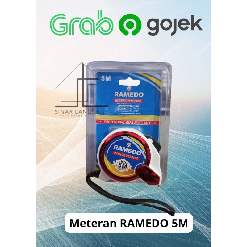 Jual Meteran Tukang Measuring Tape Meteran Auto Stop Meteran 5Mtr ...