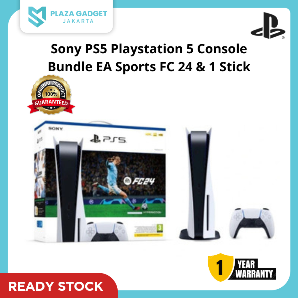 Jual Sony PS5 PS 5 Playstation 5 Console Bundle EA Sports FC 24 & 1 ...