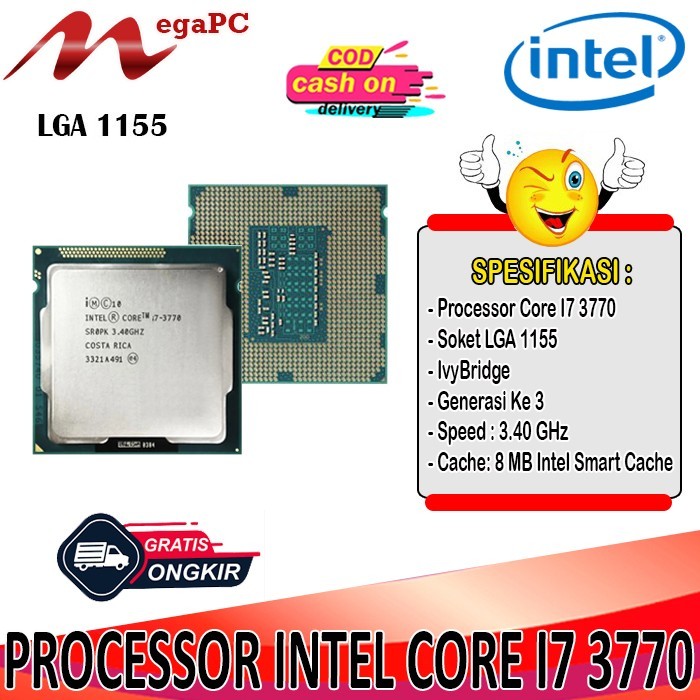 Jual Processor Intel Core I7 3770 Soket LGA 1155 / IvyBridge | Shopee ...