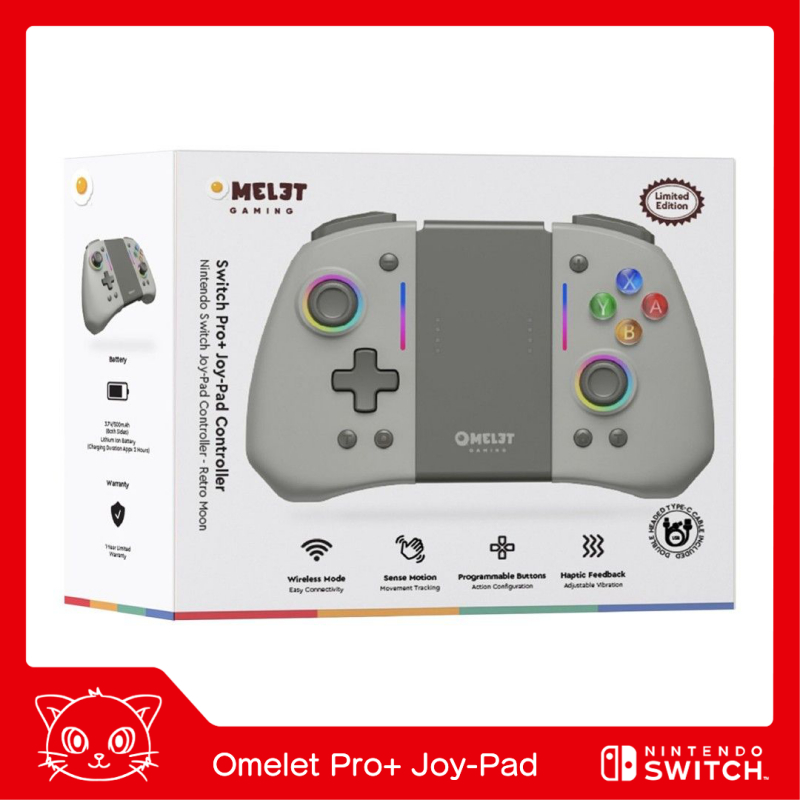 Jual OMELET PRO+ JoyPad JoyCon Controller Nintendo Switch - Retro Moon | Shopee Indonesia