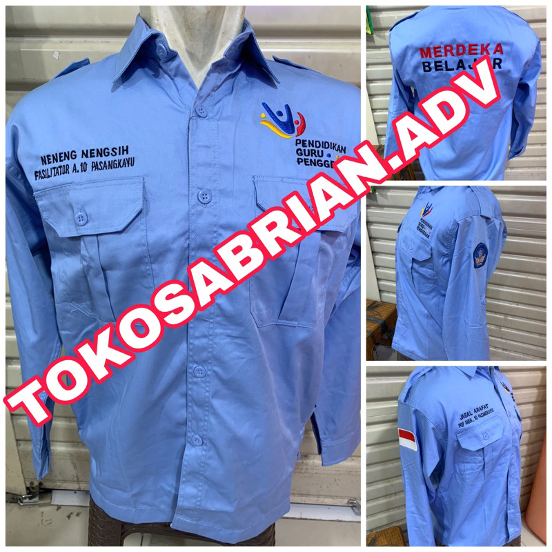 Jual Kemeja Merdeka Belajar Seragam Merdeka Balejar Baju Merdeka ...